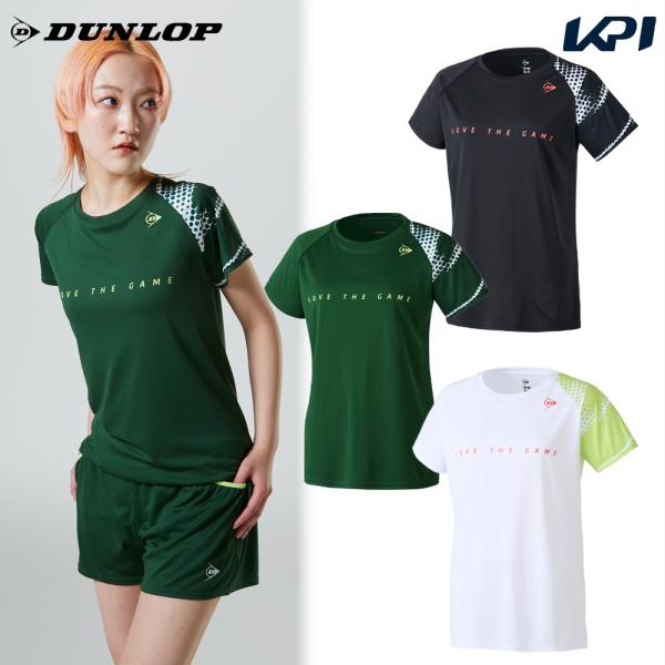 ダンロップ DUNLOP テニスウェア レディース   Tシャツ DAL8460W 2024FW