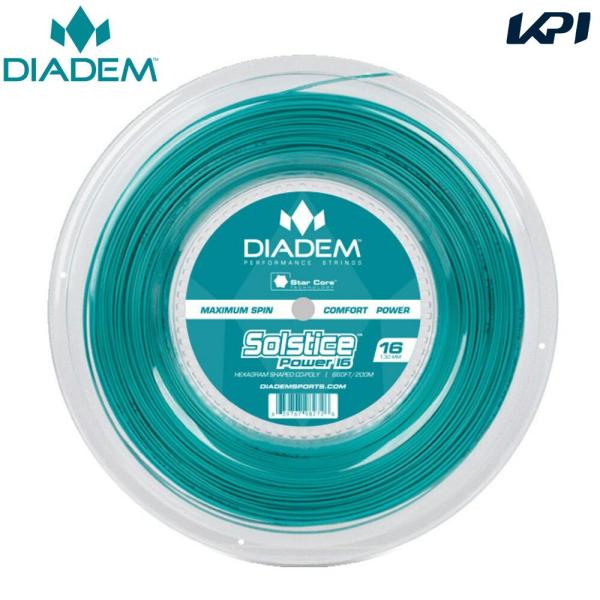 ダイアデム DIADEM テニスガット・ストリング  Solstice Power ソルティス パワー18 200mロール DIA-TFA012