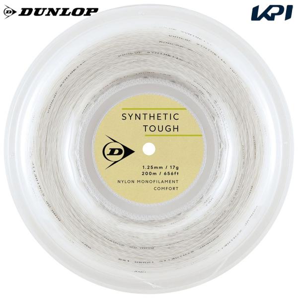ダンロップ DUNLOP テニス ガット・ストリング テニスガット・ストリング  SYNTHETIC TOUGH シンセティック・タフ 200mロール ロールタイプ