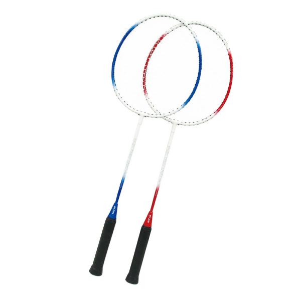 「ガット張り上げ済み」「2本セット」エンジョイファミリー ENJOY　FAMILY バドミントンラケット・シャトルセット　2本組 EFS-201W