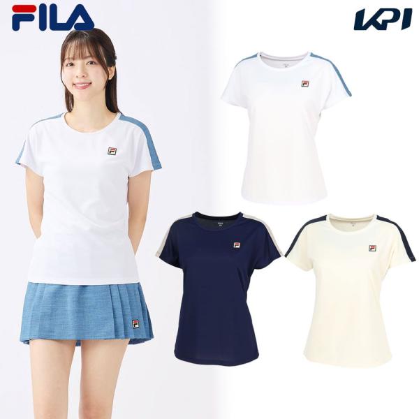 フィラ FILA テニスウェア レディース   ゲームシャツ EL0054 2025SS