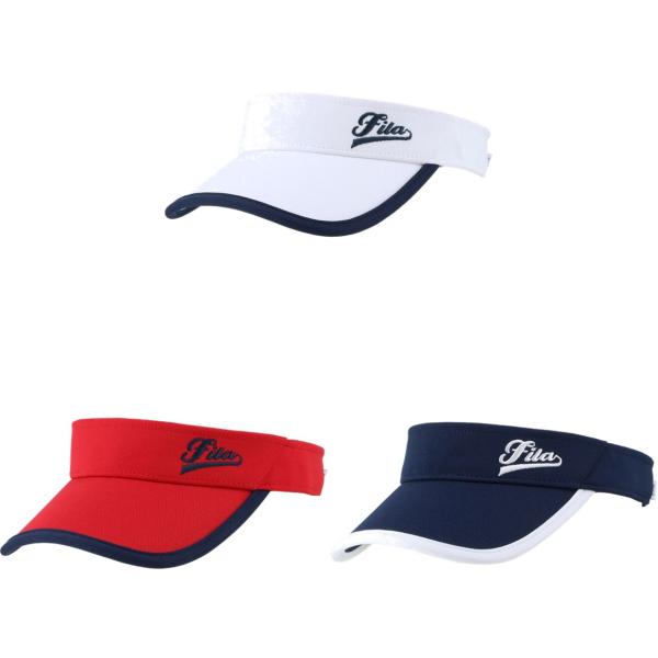 フィラ FILA テニスキャップ・バイザー レディース   サンバイザー EL0108