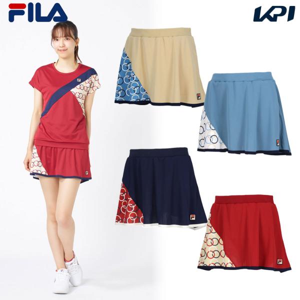 「最短当日出荷」フィラ FILA テニスウェア レディース   スコート EL0202 2025FW