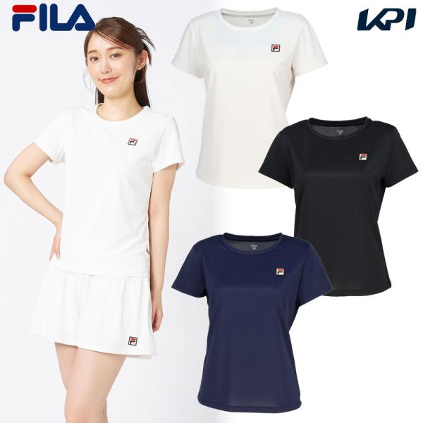 フィラ FILA テニスウェア レディース   グラフィックTシャツ EL0221 2025FW「サンバイザーキャンペーン対象」