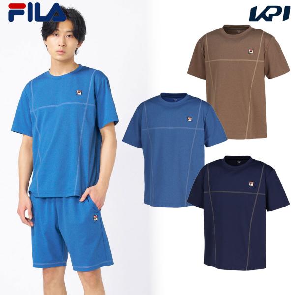 フィラ FILA テニスウェア メンズ   ゲームシャツ EM0274 2025FW「サンバイザーキャンペーン対象」