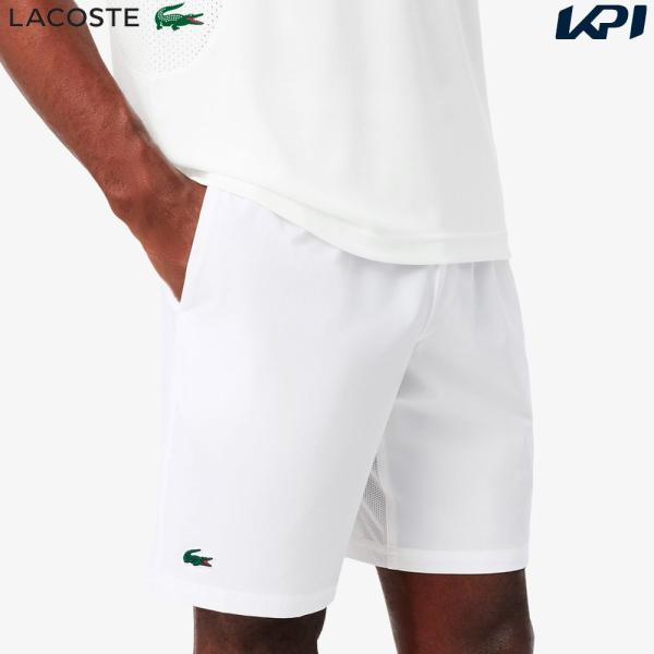 ラコステ LACOSTE テニスウェア メンズ   『ノバク・ジョコビッチ』メッシュガゼットテニスショーツ GH7413-99-3IN 2026SS「タオルキャンペーン対象」『即日出荷』