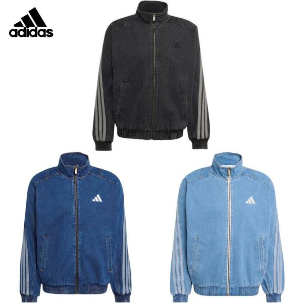 アディダス adidas マルチSP ウェア マルチSPウェア   スタジアム ルーズフィット デニム トラックジャケット 2026FW 2026新製品
