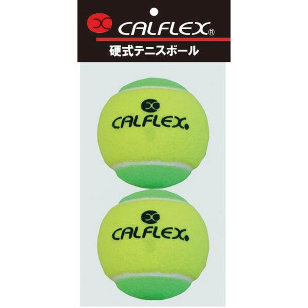 カルフレックス CALFLEX テニステニスボール  ツートンカラージュニアテニスボール　STAGE1　2P LB-1