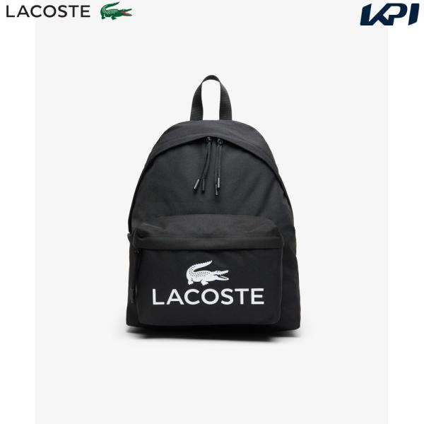 ラコステ LACOSTE テニスバッグ・ケース    BACKPACK ブラック NU5182ZT-000「タオルキャンペーン対象」『即日出荷』