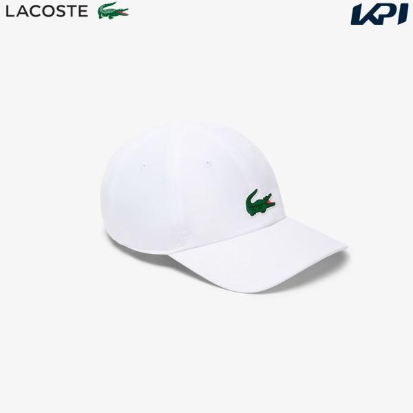 ラコステ LACOSTE テニスキャップ・バイザー メンズ   「ノバク・ジョコビッチ」フロントワニロゴキャップ ホワイト RK2450-99-001「タオルキャンペーン対象」『即日出荷』