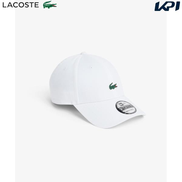 ラコステ LACOSTE テニスキャップ・バイザー メンズ   ラコステ×ニューエラ 9FORTY ワニロゴワンポイントキャップ RK7305-99-001 2026FW『即日出荷』