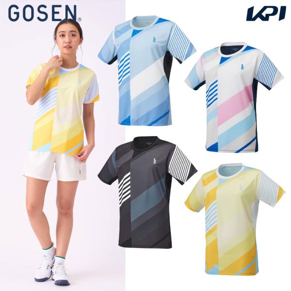 ゴーセン GOSEN テニス ウェア テニスウェア   ゲームシャツ 2024FW 2024新製品