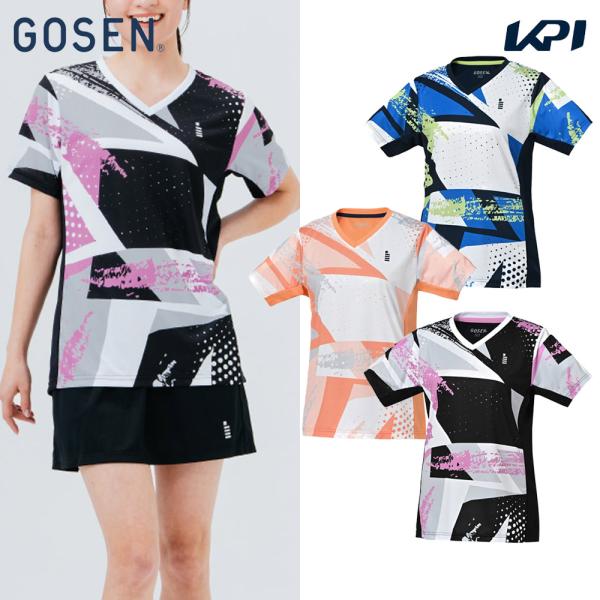 ゴーセン GOSEN テニス ウェア テニスウェア   ゲームシャツ 2025SS 2025新製品 爆買