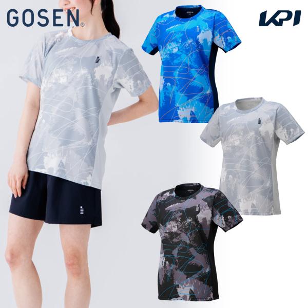 ゴーセン GOSEN テニス ウェア テニスウェア   レディースゲームシャツ 2025FW 2025新製品