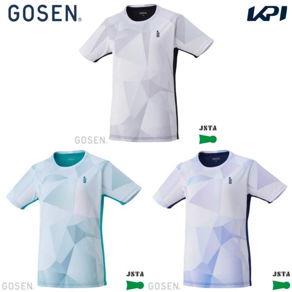 ゴーセン GOSEN テニスウェア レディース   レディース ゲームシャツ T2643 2026FW