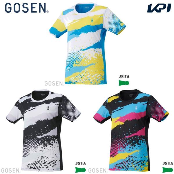ゴーセン GOSEN テニスウェア レディース   レディース ゲームシャツ T2655 2026FW