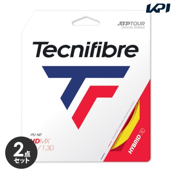 【2個セット】『即日出荷』テクニファイバー Tecnifibre テニスガット・ストリング  HDMX 単張 1.30mm YELLOW TFG306  TFSG300 爆買