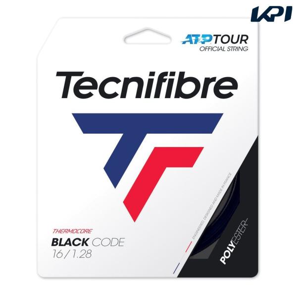 『即日出荷』テクニファイバー Tecnifibre テニスガット・ストリング  BLACK CODE  ブラックコード  1.28mm TFG412  TFSG401