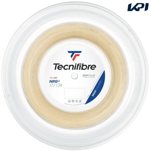 「最短当日出荷」テクニファイバー Tecnifibre テニスガット・ストリング  NRG2 エヌアールジースクエア  1.24mm  200mロール TFR211  TFSR204 「キーホルダープレゼント」