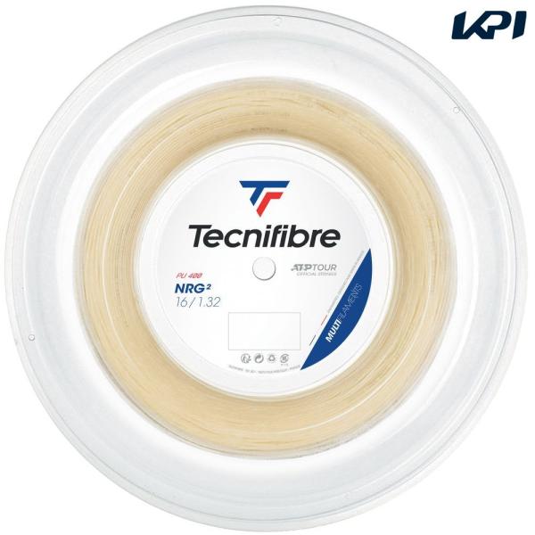 「最短当日出荷」テクニファイバー Tecnifibre テニスガット・ストリング  NRG2 エヌアールジースクエア  1.32mm  200mロール TFR212  TFSR204
