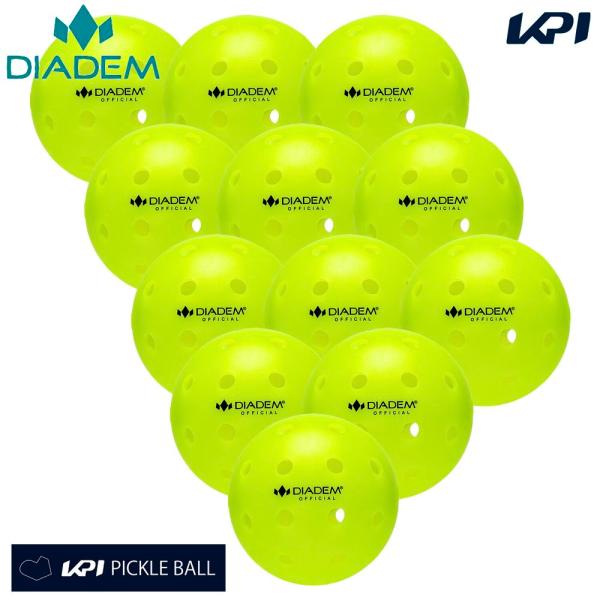 『即日出荷』ダイアデム DIADEM  ピックルボール ボール POWER PICKLEBALL 12PK パワー 12個入  TPB003