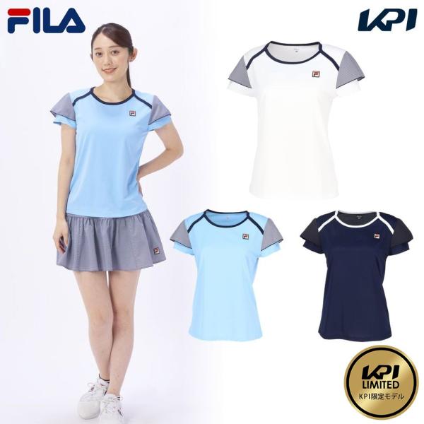 『即日出荷』フィラ FILA テニスウェア レディース   ゲームシャツ KPI限定モデル VL2886 2024SS 爆買