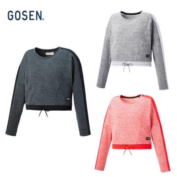 ゴーセン GOSEN テニスウェア レディース レディース裏起毛ストレッチトレーナー W2061 2020FW 爆買