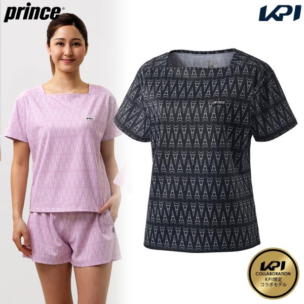 『即日出荷』「別注数量限定」プリンス Prince テニスウェア レディース ゲームシャツ KPI限定モデル WF4080K 2024FW 「KPIスーパーセール」