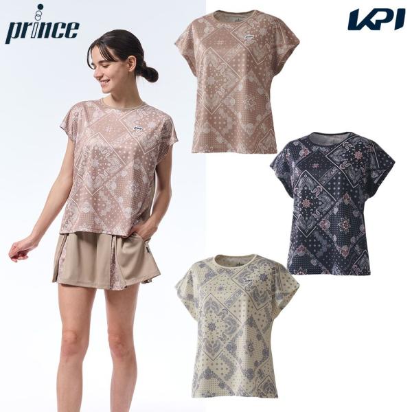 プリンス Prince テニスウェア レディース   ゲームシャツ WF5086 2025FW