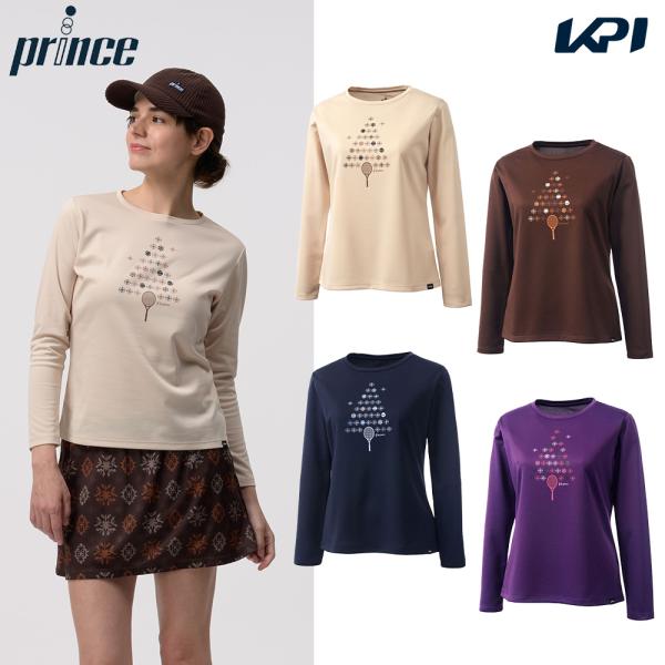プリンス Prince テニスウェア レディース   ロングスリーブシャツ WF6047 2026FW