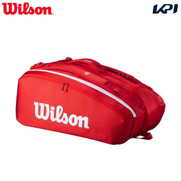 ウイルソン Wilson テニスバッグ・ケース    SUPER TOUR RED 15PK スーパーツアー ラケットバッグ WR8036601001