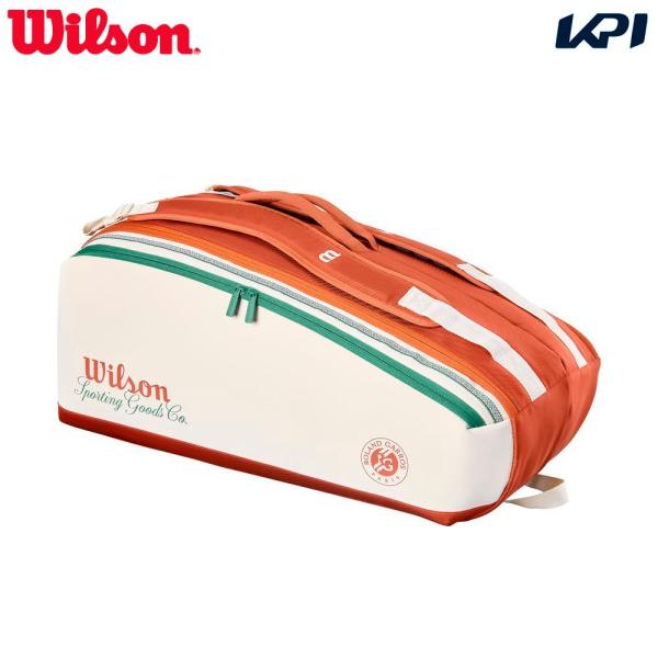 ウイルソン Wilson テニスバッグ・ケース    ROLAND GARROS 2026 9PK RACKET BAG Cream ローランギャロス ラケットバッグ WR8052801001