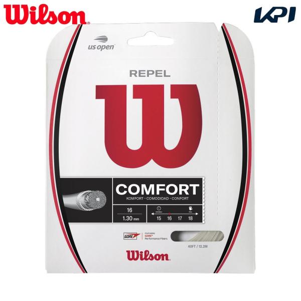 『即日出荷』ウイルソン Wilson テニスガット・ストリング    REPEL 16 SET Natural 16G リペル ナチュラル 12.2m WR831240116