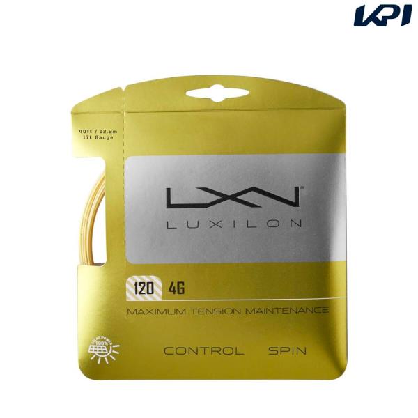 ルキシロン LUXILON テニスガット・ストリング    LUXILON 4G 120 SET GOLD 120 単張WR8313201120