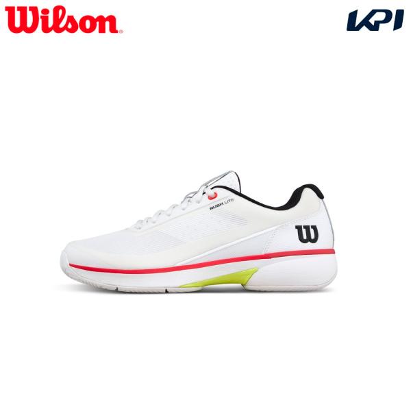 ウイルソン Wilson テニスシューズ メンズ   RUSH LITE 5 White/Black/R ラッシュライト 5 オールコート用 WRS336360U
