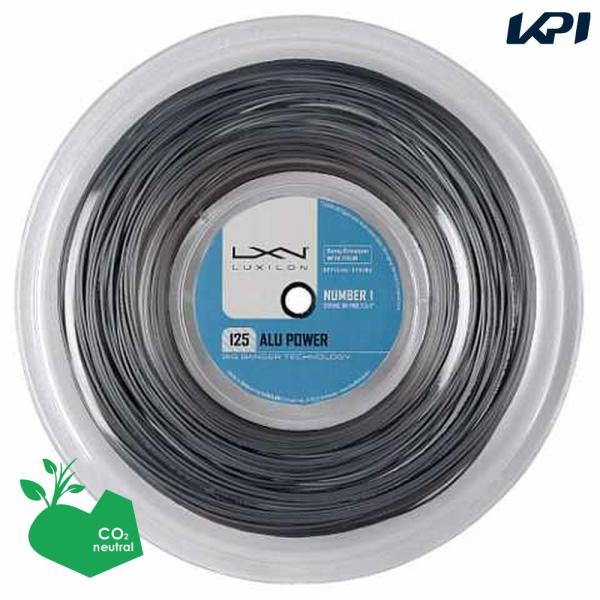 「SDGsプロジェクト」LUXILON ルキシロン 「BIG BANGER ALU POWER アルパワー  220mロール WRZ990100SI」テニスストリング ガット   爆買