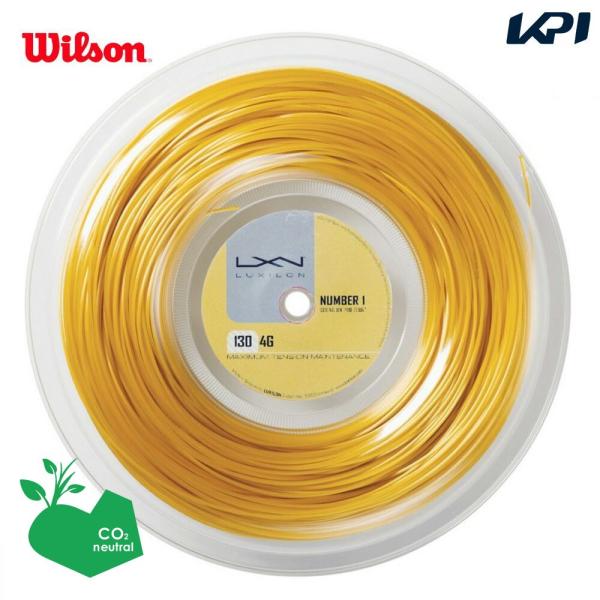 「SDGsプロジェクト」LUXILON ルキシロン 「LUXILON 4G 130 200mロール WRZ990142」硬式テニスストリング ガット