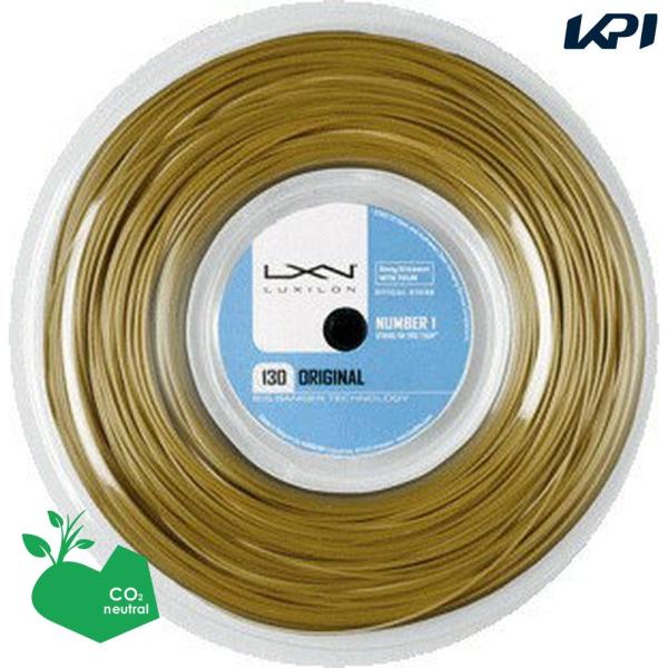 「SDGsプロジェクト」LUXILON ルキシロン 「BIG BANGER ORIGINAL オリジナル 」200mロール WRZ990900 テニスストリング  ガット