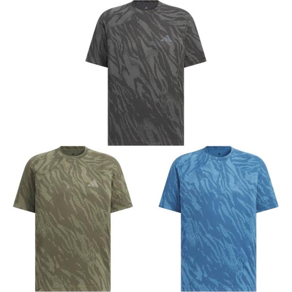 アディダス adidas ランニング ウェア ランニングウェア   テック エッセンシャルズ クール タッチ カモ AOP 半袖Tシャツ 2026SS 2026新製品