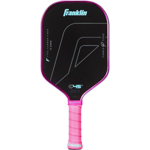 フランクリン Franklin ピックルボールラケット C45° CARBON PADDLE Parris Todd 13.25mm PINK/BLUE 59246C1