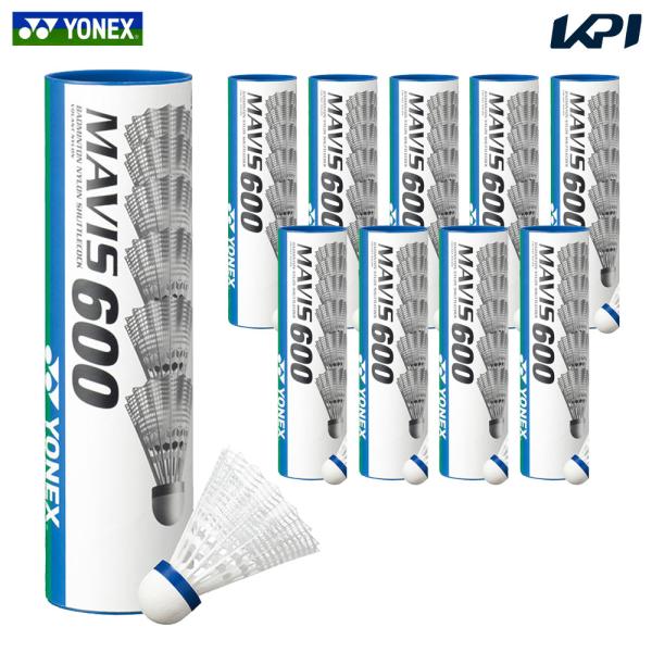 YONEX ヨネックス 「メイビス600P M-600P 1ケース 6ヶ入り×10本 」ナイロンシャトルコック バドミントン