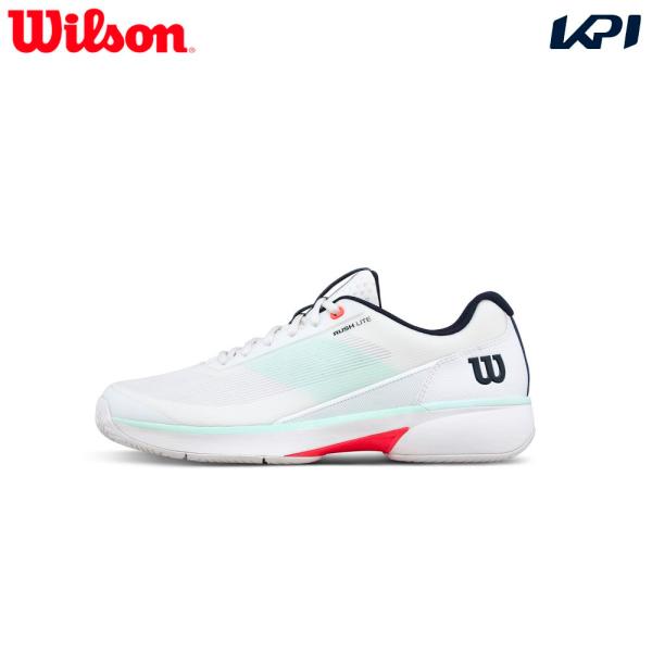 ウイルソン Wilson テニスシューズ メンズ   RUSH LITE 5 Wh/Bay/Fiery ラッシュライト 5 オールコート用 WRS338580U