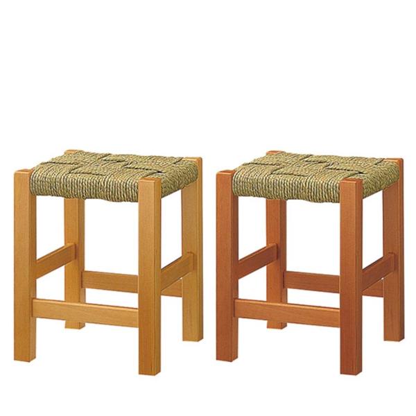 【品番：chry3165 】木場処A<商品詳細>■サイズ：幅：340mm×奥行き：340mm×高さ：430mm■材質：天然木（ブナ材）、縄アミ■キャッチコピー：耐久性に優れた業務用の家具■関連：スツール 椅子 イス 和家具 旅館...