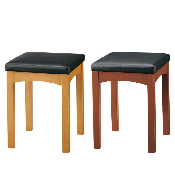 【品番：chry3222 】新京スツール(既製品)<商品詳細>■サイズ：幅：335mm×奥行き：335mm×高さ：445mm■材質：主材:天然木（ゴム材）|張地:レザー（ブラック）■キャッチコピー：耐久性に優れた業務用の家具■関...