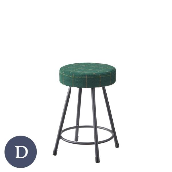 【品番：chry3449 】C-602A(別張品)【Dランク】<商品詳細>■サイズ：高さ：465mm 直径：300mm■材質：脚部：スチール（丸）・粉体塗装・ブラック■備考：組立式（ビス取付）■ご注意：ご注文確定後に張地を張るた...