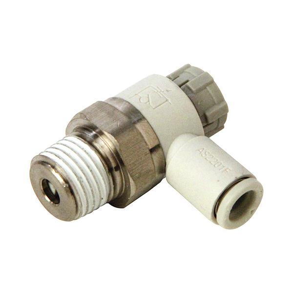 チューブを押し込んで簡単に接続できます。【用途】ワンタッチ管継ぎ手(スピードコントローラ)。【機能】メータアウトタイプで、ねじ側からチューブに流れる空気の制御をします。チューブとめねじ部を接続します。●適用チューブ材質:ポリウレタン・ナイロ...