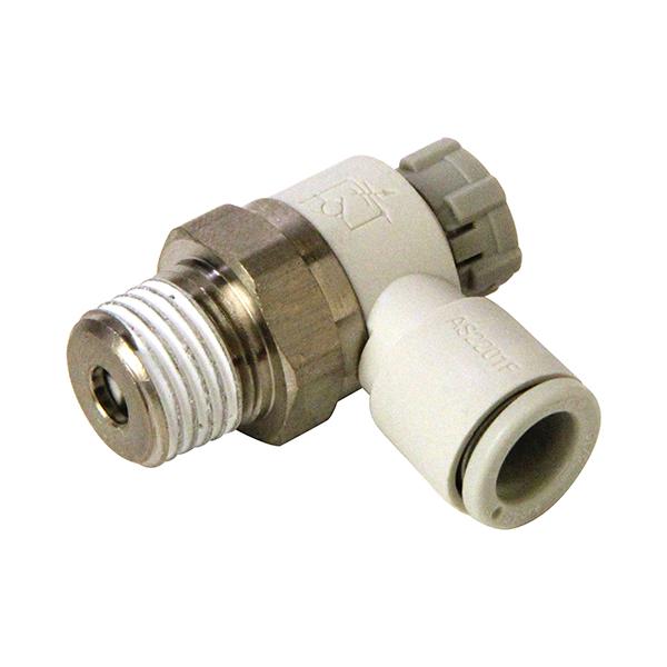 チューブを押し込んで簡単に接続できます。【用途】ワンタッチ管継ぎ手(スピードコントローラ)。【機能】メータアウトタイプで、ねじ側からチューブに流れる空気の制御をします。チューブとめねじ部を接続します。●適用チューブ材質:ポリウレタン・ナイロ...