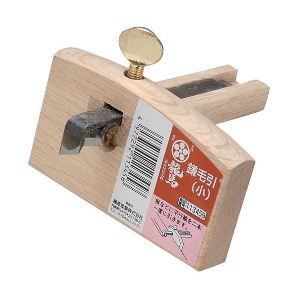 板などに平行線を引くのに便利です。【用途】墨付け作業。【機能】板などに平行線を二本、一度に引けます。●サイズ:小。