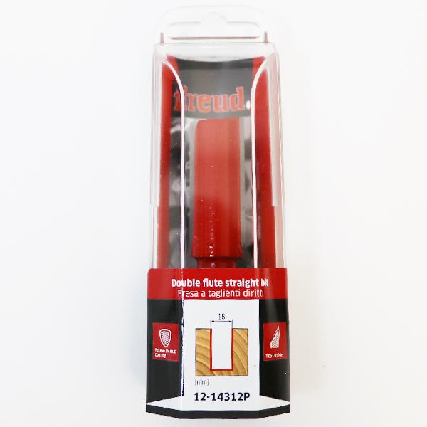木工の本場、アメリカ市場No.1の人気を誇るfreudの長寿命・超硬ビットです。【JANコード】4589646094254【商品名】freud ダブルフルートストレートビット ( 12-14312P 【12mm軸】【用途】材の面取り、仕上げ...