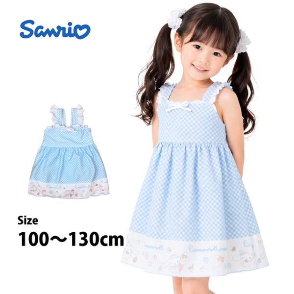 【メール便対応】サイズ展開：100cm 110cm 120cm 130cm対象：女の子 ガールズ キッズ 小学生 幼稚園 保育園タイプ：ワンピース水着 フリル付きキャラクター：シナモロール フリル付きのかわいいワンピース水着です本体：ポリエ...